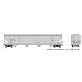 HO Trinity 6241cuft Covered Hopper: EQUX (Equistar Chemicals): 6-Pack ...