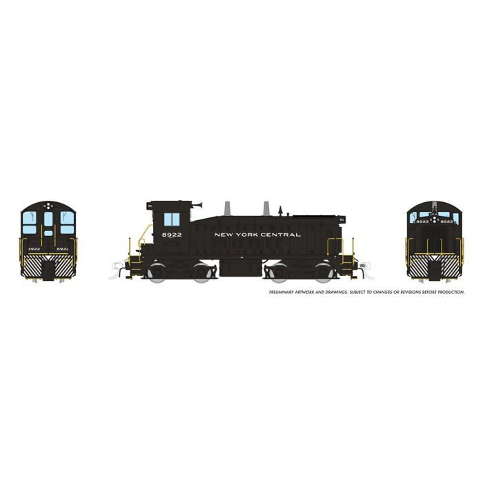 HO EMD SW9 (DC/Silent): New York Central - As Delivered: #8930 - Rapido ...