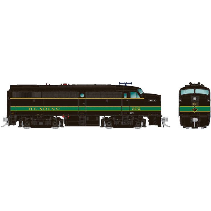 HO ALCo FA-1 (DC/DCC/Sound): Reading: #304 - Rapido Trains Inc.