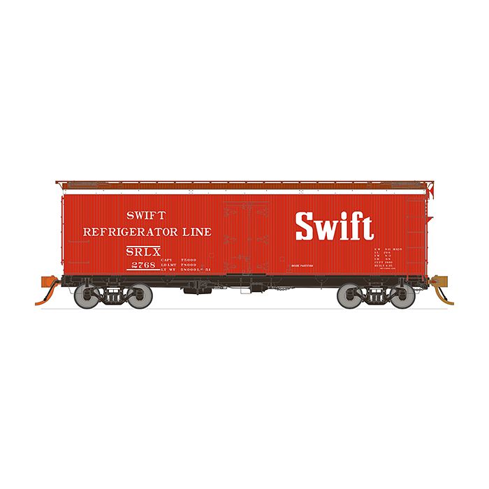 HO 37' GARX Meat Reefer: Swift Red Scheme - 4 Pack - Rapido Trains Inc.