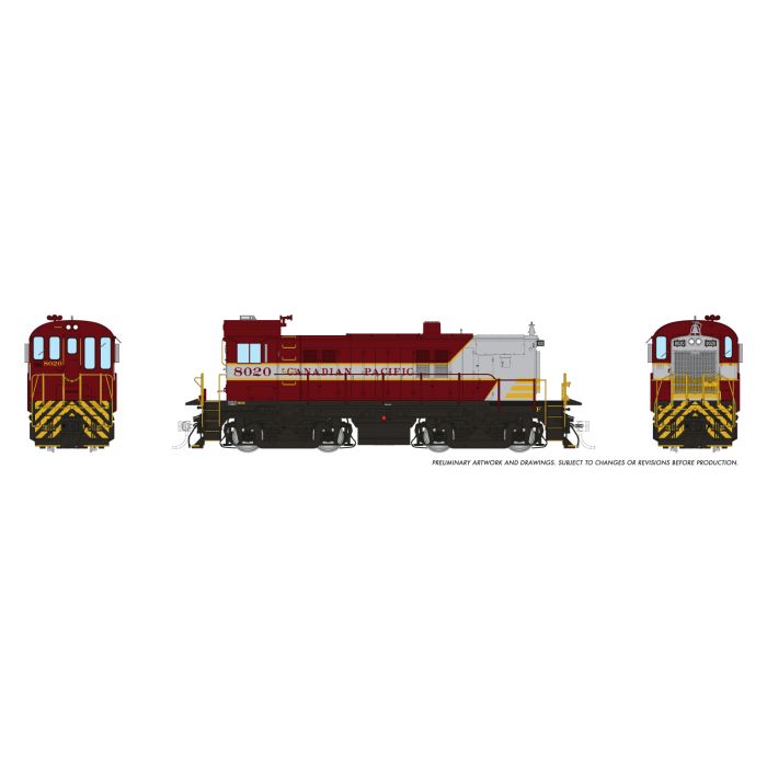 HO MLW RS-23 (DC/DCC/Sound): CPR - Block Scheme: #8020 - Rapido Trains Inc.
