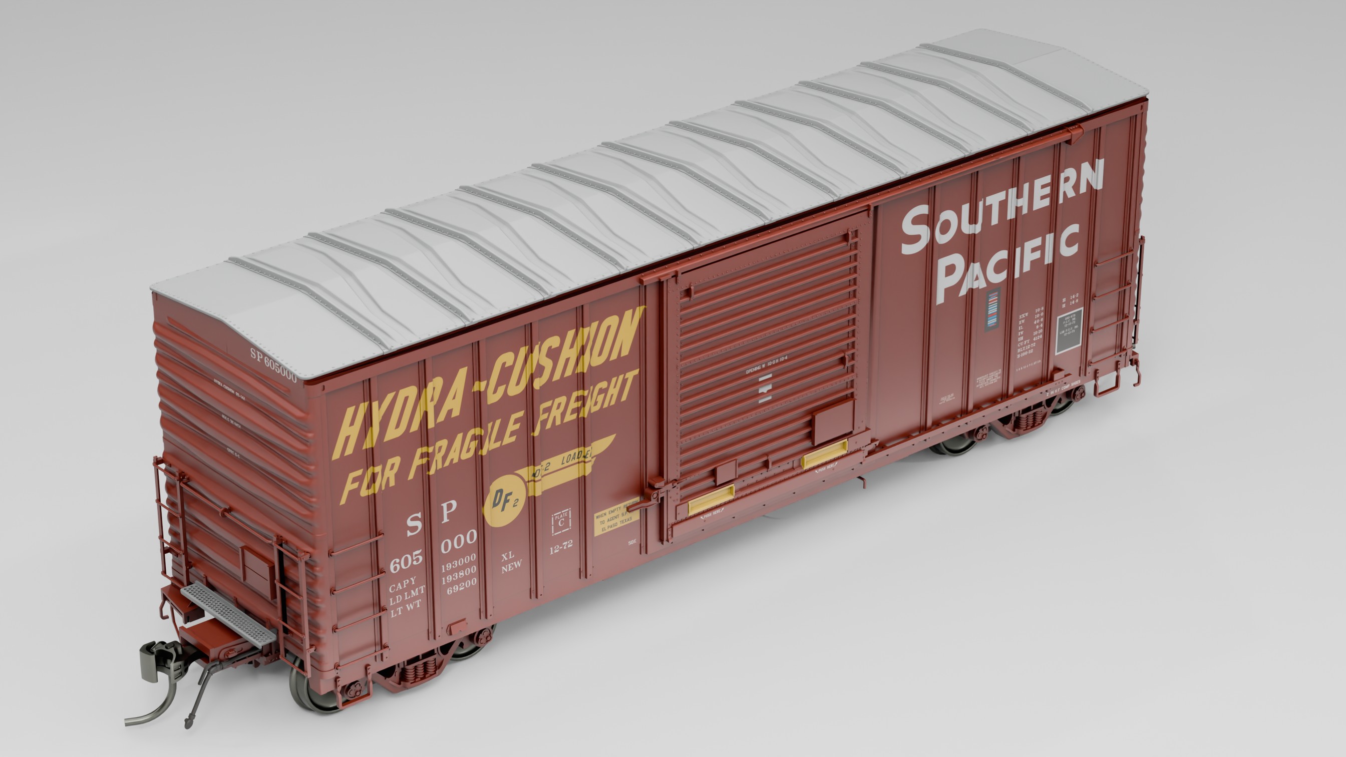 SP PC&F B-100-32 and -34 Boxcar - Freight Cars - HO scale - Rapido ...