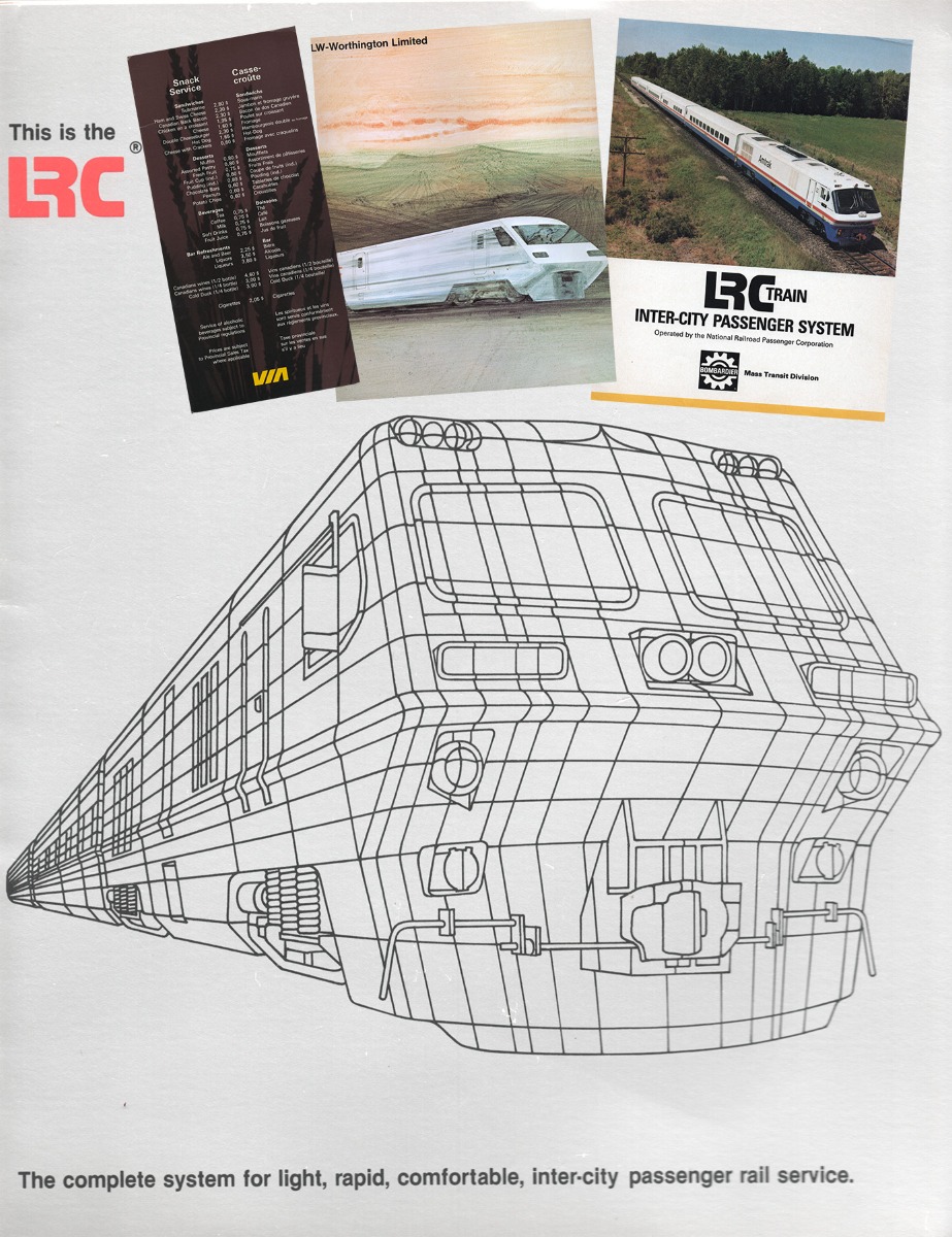 LRC Locomotive - Diesel Locomotives - HO scale - Rapido Trains Inc.