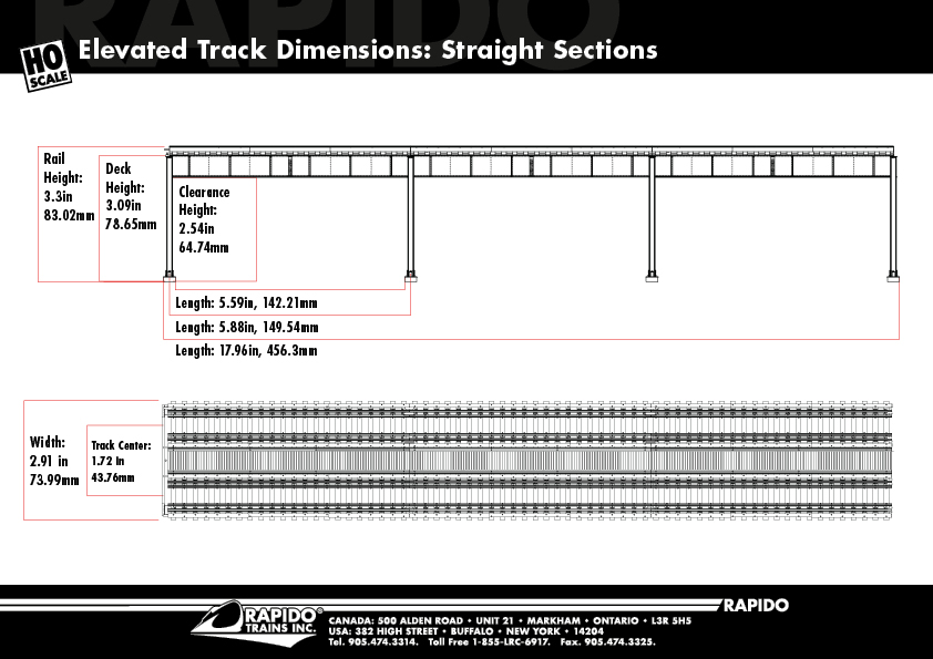 Chicago 'L' 2600-Series Cars - Transit - HO scale - Rapido Trains Inc.